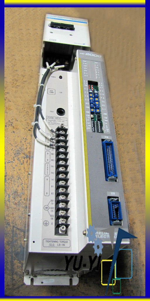 RELIANCE ELECTRIC BRUSHLESS AC SERVO DRIVE 12A 180V HR2000 BLA-12 ...