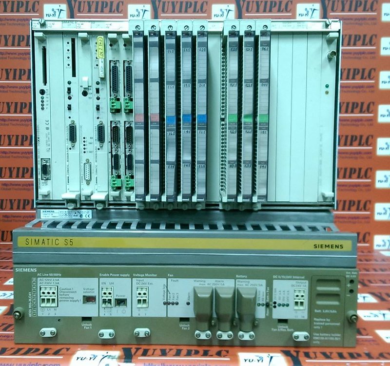 SIEMENS 6ES5 188-3UA12 SIMATIC S5 RACK CHASSIS - PLC DCS SERVO Control MOTOR POWER SUPPLY IPC ROBOT