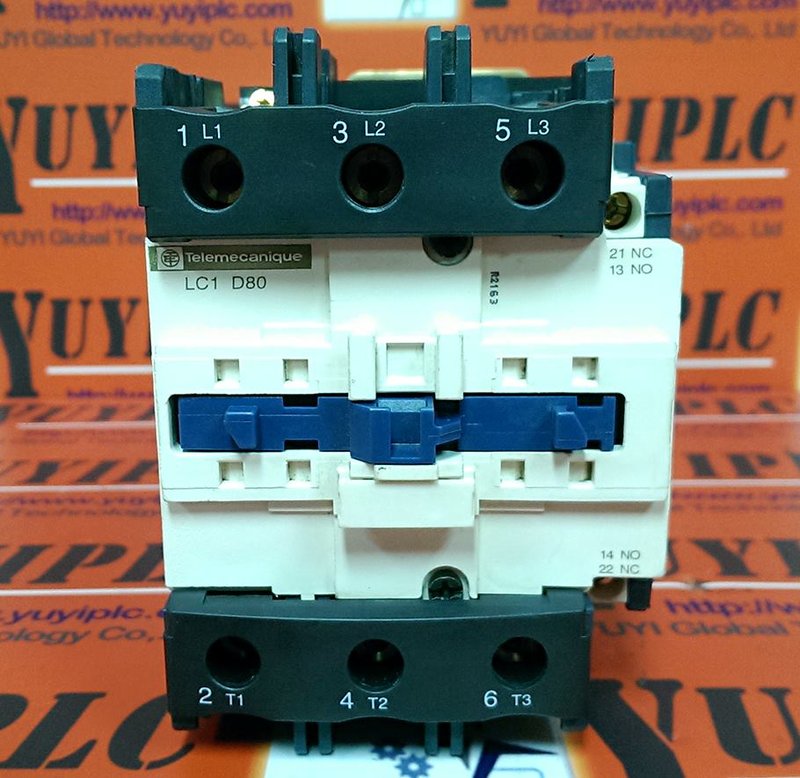 SCHNEIDER ELECTRIC 3 POLE CONTACTOR LC1 D80 LC1D80 - PLC DCS SERVO Control MOTOR POWER SUPPLY ...