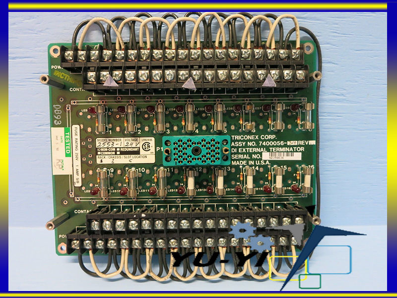 Triconex 2553-1 24V Digital Input PLC DI External Terminator 7400056 ...