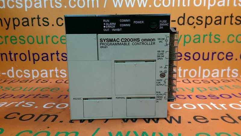 OMRON CPU UNIT MODULE C200HS-CPU21-E - 裕益科技自動化設備可程式編碼器PLC分散式控制系統DCS