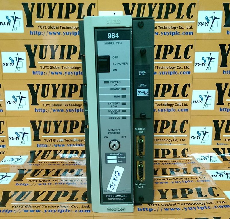 MODICON PROGRAMMBLE CONTROLLER PC-L984-785 - PLC DCS SERVO Control ...