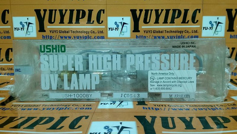 USHIO USH-1000BY SUPER HIGH PRESSURE UV LAMP - 裕益科技自動化設備可程式編碼器PLC分散式控制系統DCS