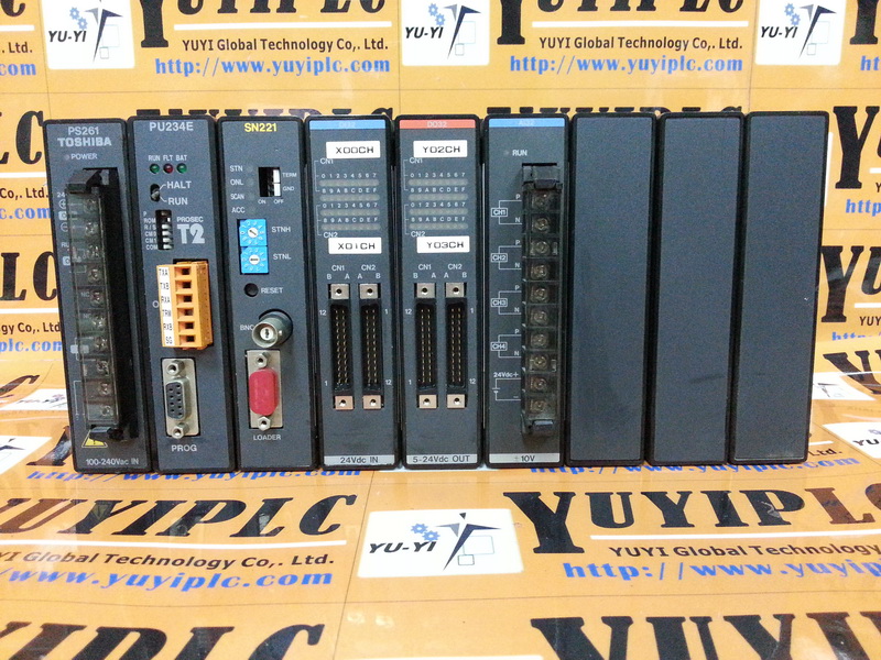 TOSHIBA PROSEC T2 PROGRAMMABLE CTLR MODULE PS261 PU234E SN221 - PLC DCS ...
