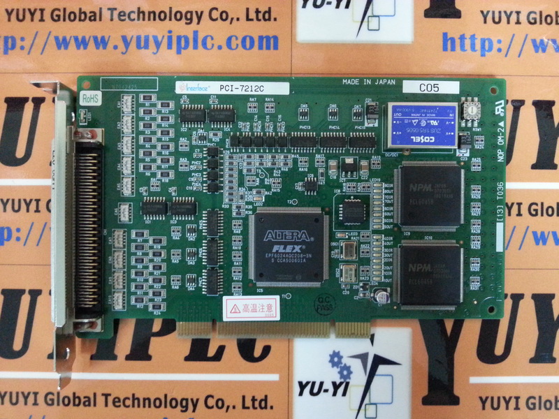 INTERFACE PCI-7212C DAQ data acquisition card - PLC DCS SERVO Control ...