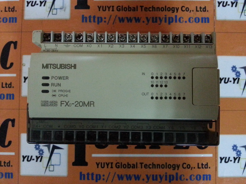 MITSUBISHI FX0-20MR Programmable Logic Controller - 裕益科技自動化設備可程式編碼器PLC ...