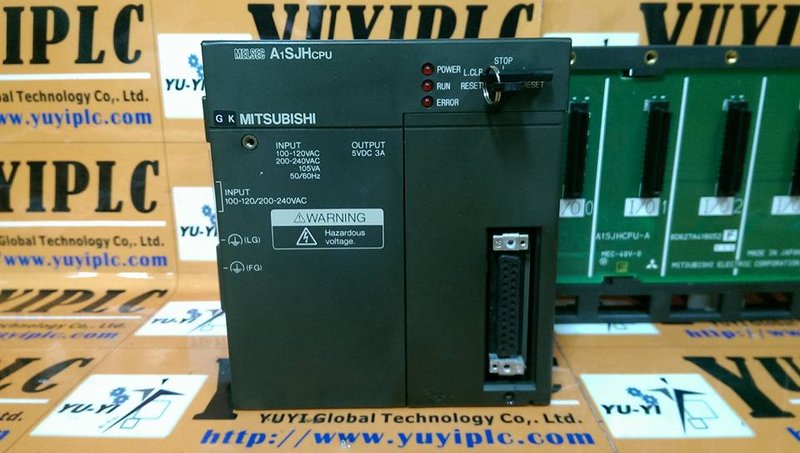 MITSUBISHI A1SJHCPU CPU UINT MODULE - PLC DCS SERVO Control MOTOR POWER ...