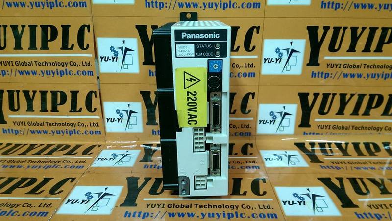 PANASONIC MUDS043A1A AC SERVO DRIVER - 裕益科技自動化設備可程式編碼器PLC分散式控制系統DCS