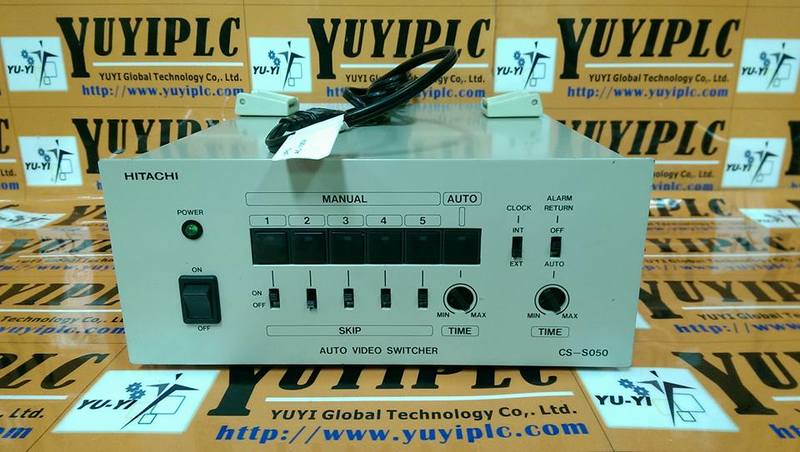 HITACHI CS-S050 AUTO VIDEO SWITCHER - PLC DCS SERVO Control MOTOR POWER ...