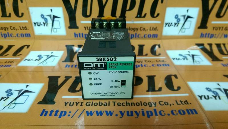 ORIENTAL MOTOR SBR502 BRAKE REVERSE PACK - 裕益科技自動化設備可程式編碼器PLC分散式控制系統DCS