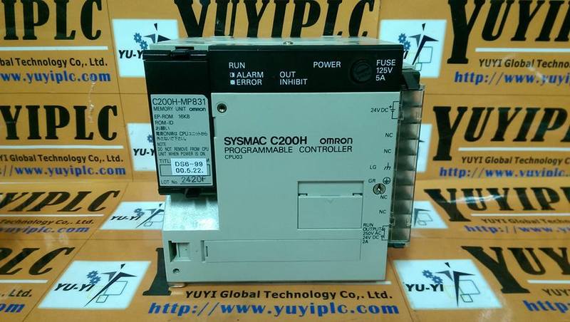 OMRON C200H-CPU03 CPU UNIT MODULE - PLC DCS SERVO Control MOTOR POWER SUPPLY IPC ROBOT