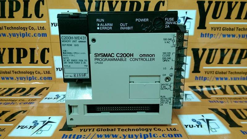 OMRON C200H-CPU02 CPU UNIT MODULE - 裕益科技自動化設備可程式編碼器PLC分散式控制系統DCS