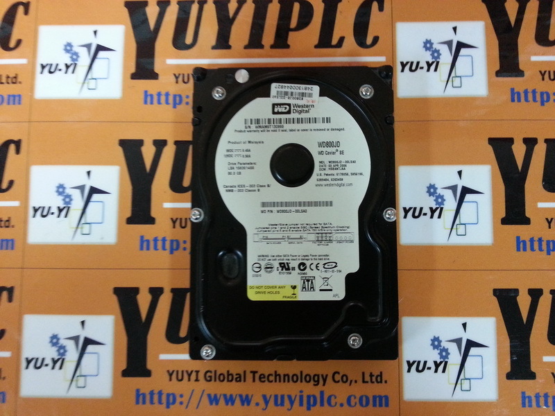 WESTERN DIGITAL WD800JD 80GB HARD DRIVE - 裕益科技自動化設備可程式編碼器PLC分散式控制系統DCS