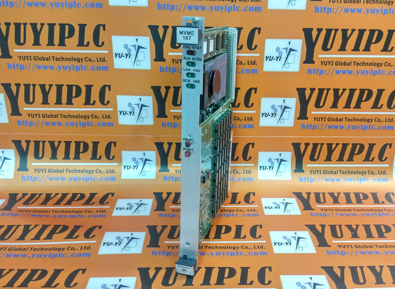 MOTOROLA PLC MVME 167 / 01-W3826B Single Board Computer - PLC DCS SERVO Control MOTOR POWER ...