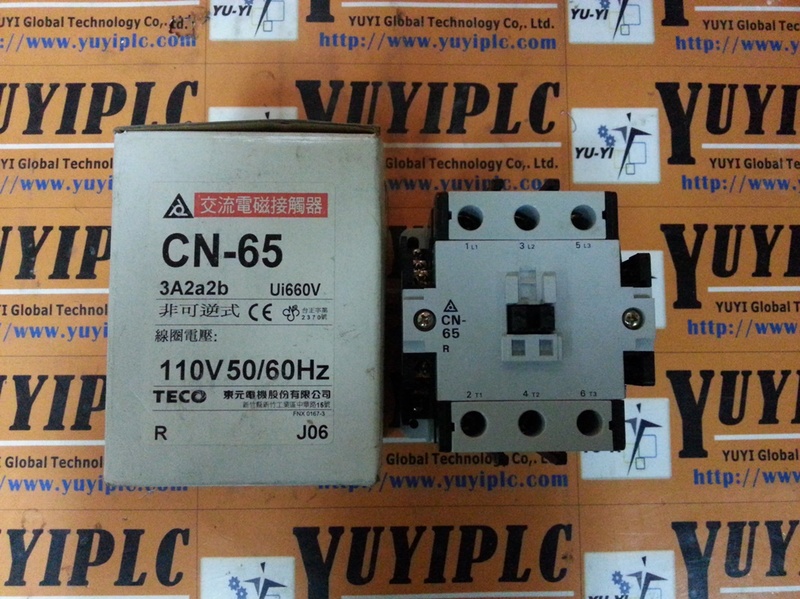 TECO CN-65 MAGNETIC CONTACTOR - 裕益科技自動化設備可程式編碼器PLC分散式控制系統DCS
