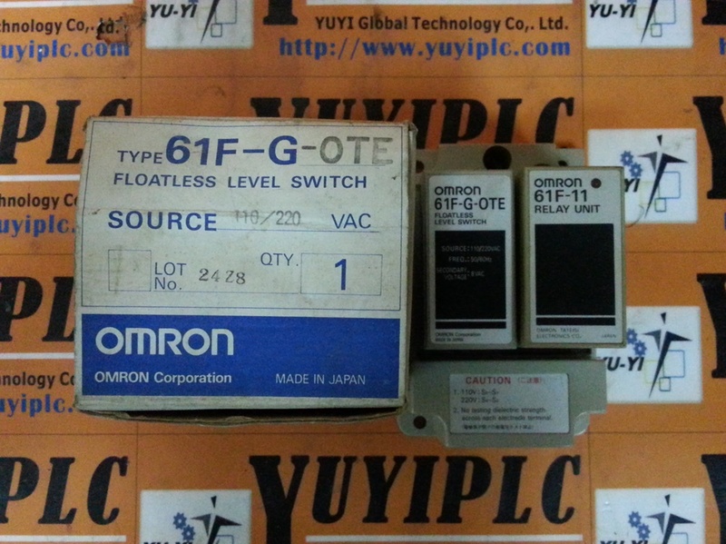 OMRON 61F-G-OTE FLOATLESS LEVEL SWITCH - PLC DCS SERVO Control MOTOR POWER SUPPLY IPC ROBOT