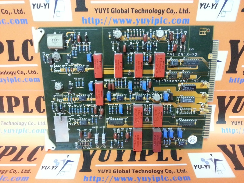 TESTRESEARCH TRI-0518-72 BOARD - 裕益科技自動化設備可程式編碼器PLC分散式控制系統DCS