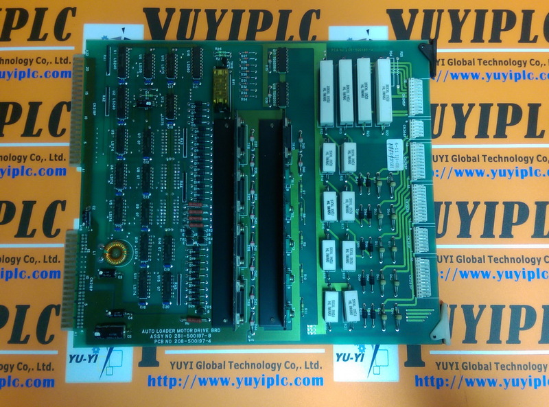 KLA 208-500197-4 281-500197-8 BOARD - PLC DCS SERVO Control MOTOR POWER ...