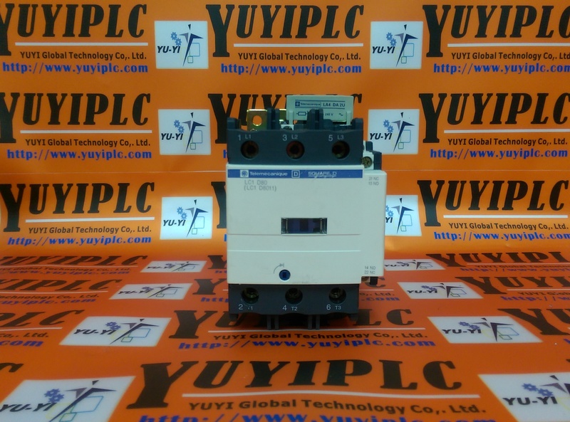 TELEMECANIQUE LC1 D80 (LC1 D8011) CONTACTOR - 裕益科技自動化設備可程式編碼器PLC分散式控制系統DCS