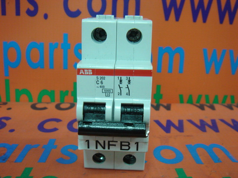 ABB Circuit Breaker GB10963 / S202-C6 - PLC DCS SERVO Control MOTOR POWER SUPPLY IPC ROBOT