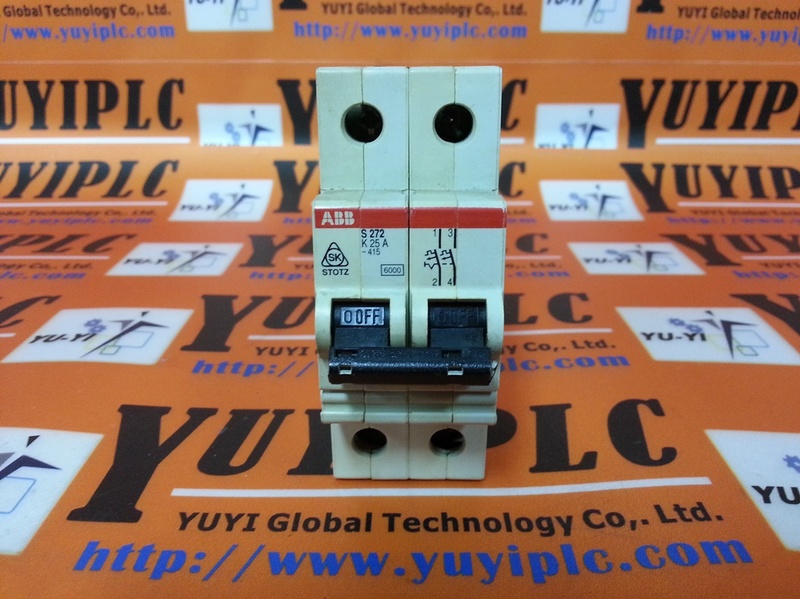 ABB S 272 K 25 A / S272 K25A CIRCUIT BREAKER - PLC DCS SERVO Control ...