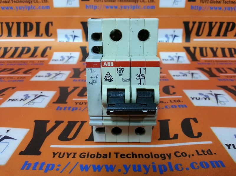 ABB S 272 K 6 A / S272 K6A CIRCUIT BREAKER - PLC DCS SERVO Control ...
