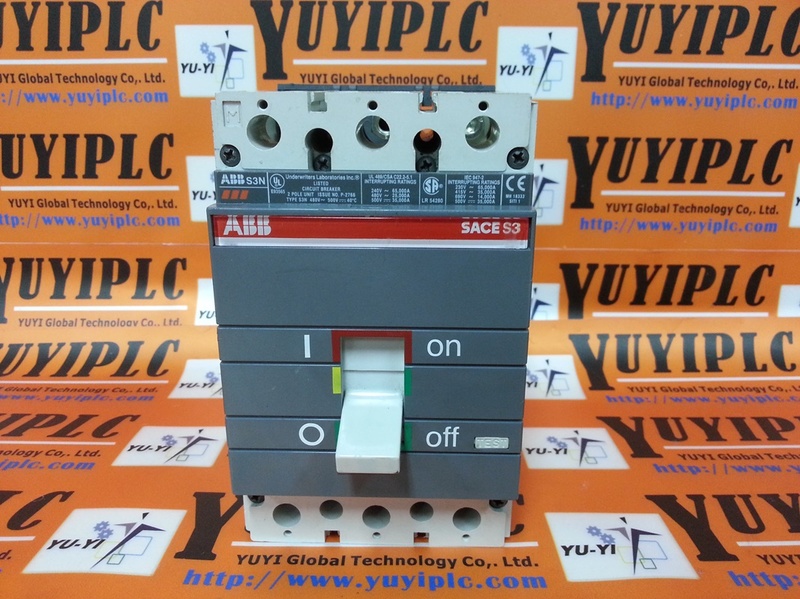 ABB SACE S3 CIRCUIT BREAKER - PLC DCS SERVO Control MOTOR POWER SUPPLY ...
