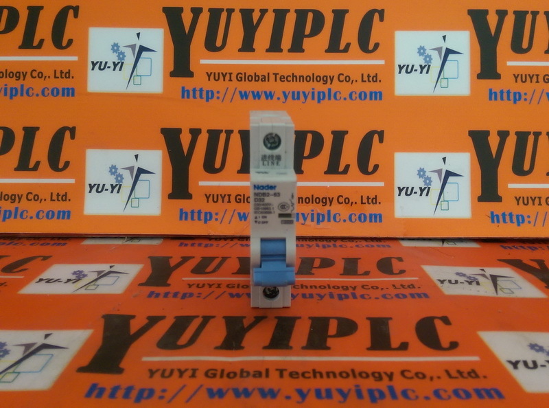 NADER NDB2-63 D32 CIRCUIT BREAKER - 裕益科技自動化設備可程式編碼器PLC分散式控制系統DCS