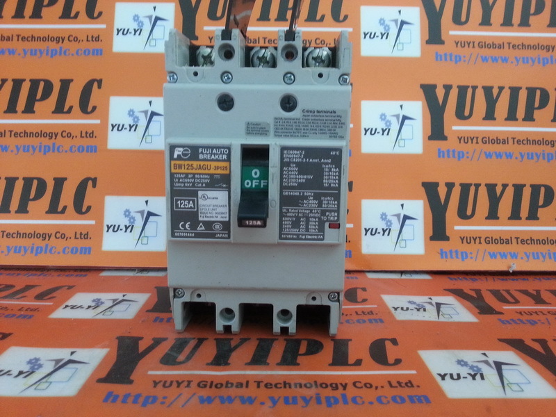 FUJI BW125JAGU-3P125 AUTO BREAKER - 裕益科技自動化設備可程式編碼器PLC分散式控制系統DCS