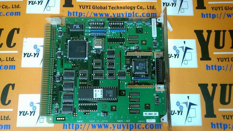 NEC PC-9801-92 NEC-16T G8NVA D7 BOARD - 裕益科技自動化設備可程式編碼器PLC分散式控制系統DCS