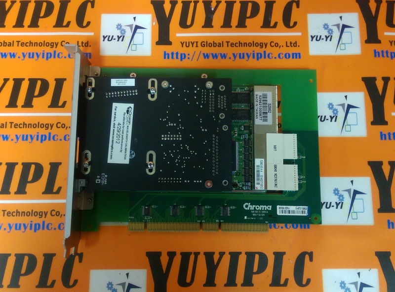 CHROMA ADLINK PXI 52962 OPTICAL SPECTROMETER MODULE - 裕益科技自動化設備可程式編碼器 ...
