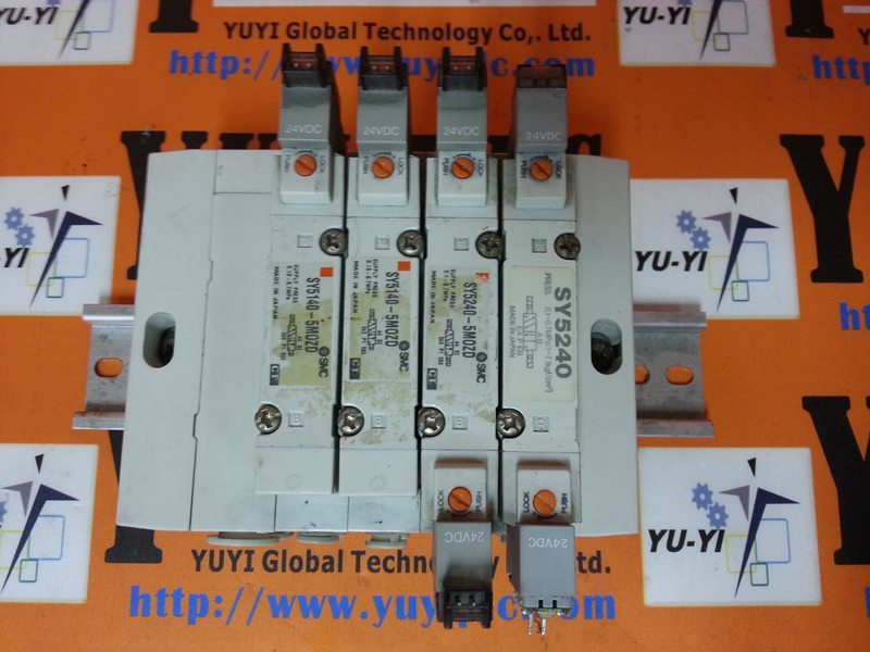 SMC SY5240 / SY5240-5MOZD SOLENOID VALVE - 裕益科技自動化設備可程式編碼器PLC分散式控制系統DCS