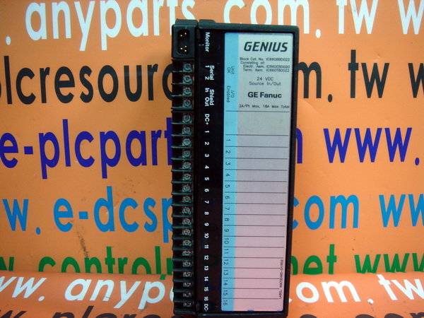 GENIUS/GE FANUC BLOCK CAT No. IC660BBD022 Electr. Asm. IC660EBD020 Term ...