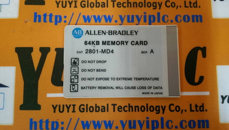 A-B 2801-MD4 64KB MEMORY CARD - 裕益科技自動化設備可程式編碼器PLC分散式控制系統DCS