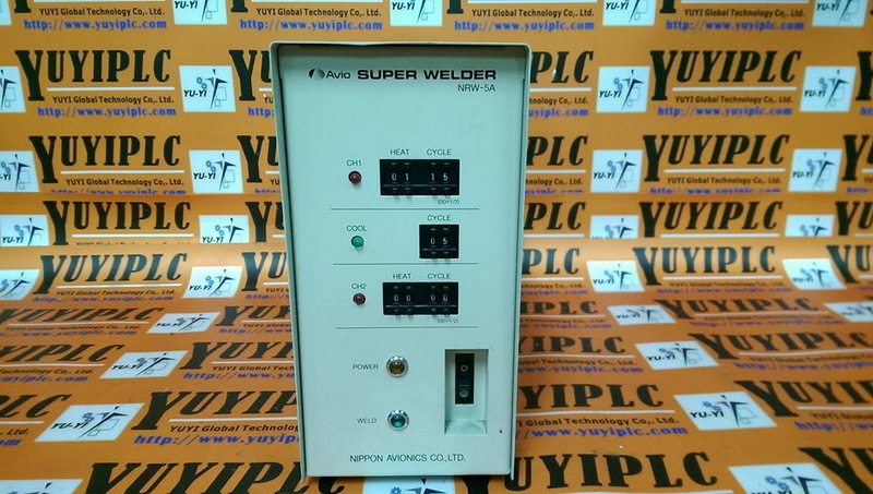 AVIO NIPPON AVIONICS SUPER WELDER NRW-5A - PLC DCS SERVO Control MOTOR ...