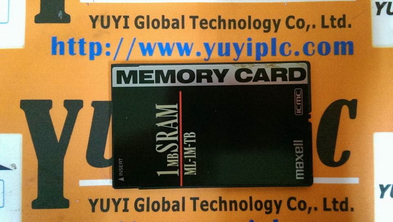 HITACHI ML-1M-TB MAXELL 1MB PCMCIA SRAM MEMORY CARD - 裕益科技自動化設備可程式編碼器 ...