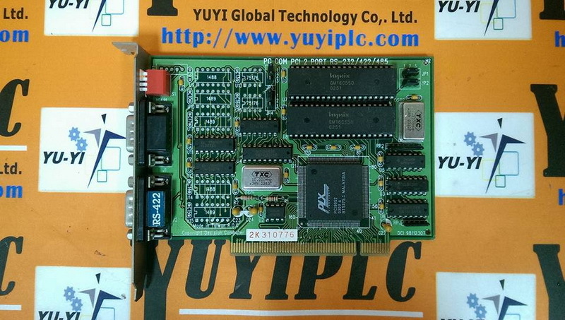 PCCOM PCI BUS 2 PORT RS-232/422/485 MULTI PORT SERIES - PLC DCS SERVO ...