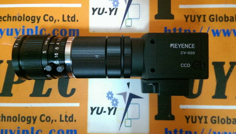 KEYENCE CV-020 CCD CAMERA TV LENS 50mm 1:1.8 - 裕益科技自動化設備可程式編碼器PLC分散式控制系統DCS