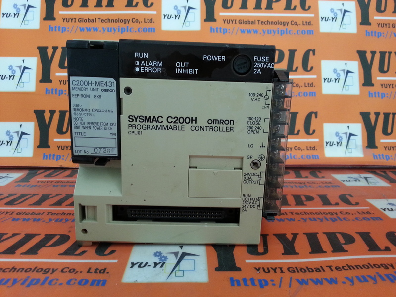 OMRON C200H-CPU01-E CPU PROGRAMMABLE - 裕益科技自動化設備可程式編碼器PLC分散式控制系統DCS