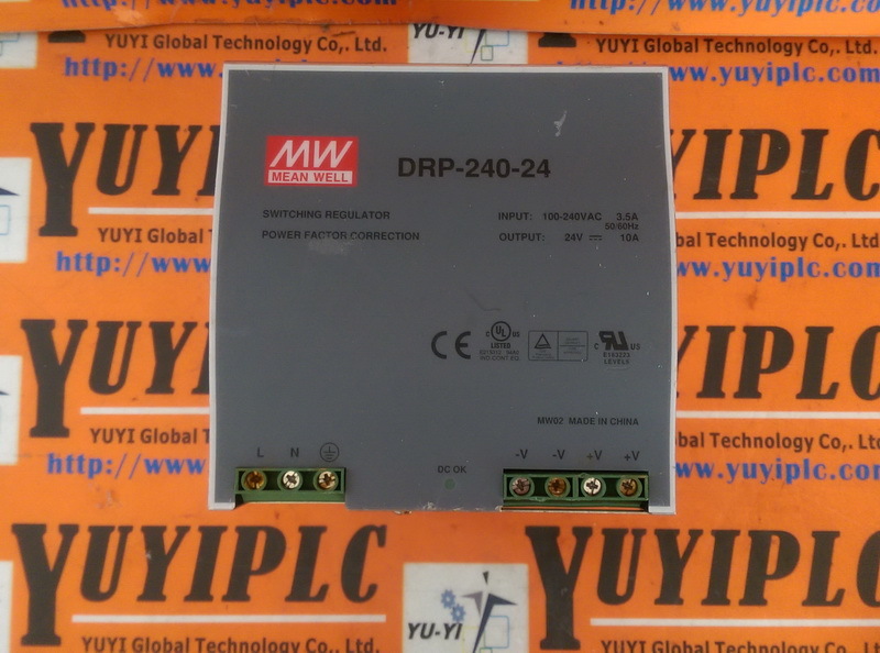 MEAN WELL DRP-240-24 POWER SUPPLY - 裕益科技自動化設備可程式編碼器PLC分散式控制系統DCS