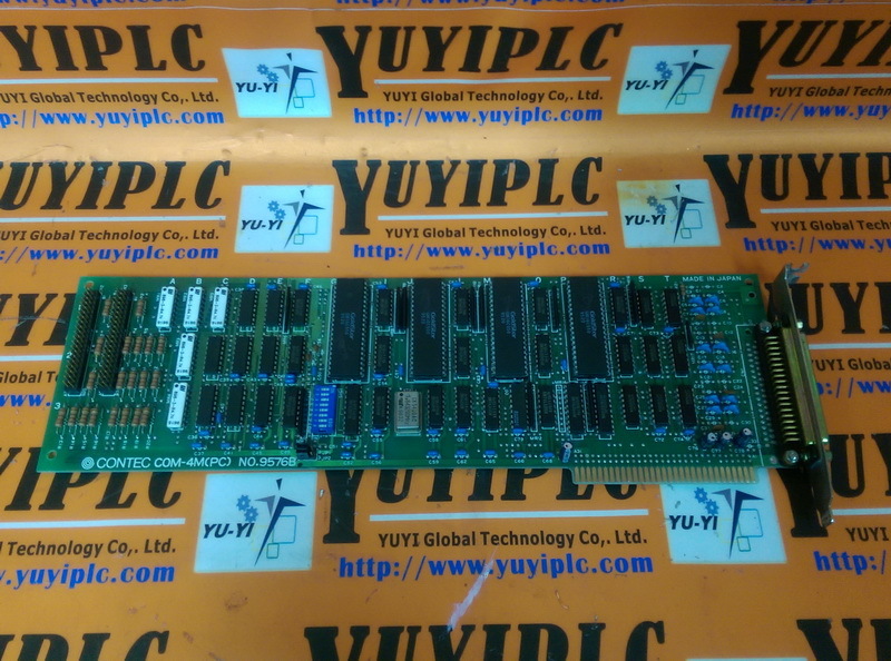 CONTEC COM-4M(PC) NO. 9576B BOARD - 裕益科技自動化設備可程式編碼器PLC分散式控制系統DCS
