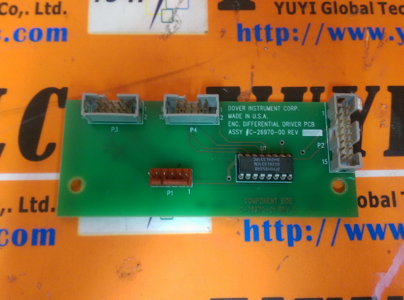 DOVER ASSY #C-26970-00 DIFFERENITAL DRIVER PCB - 裕益科技自動化設備可程式編碼器PLC分散式 ...