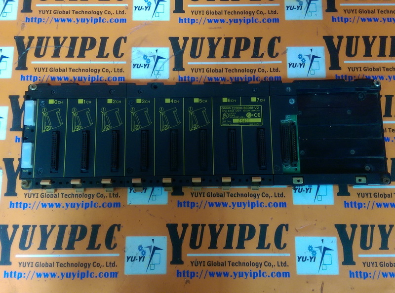 OMRON C200H-BC081-V2 CPU BASE UNIT - 裕益科技自動化設備可程式編碼器PLC分散式控制系統DCS