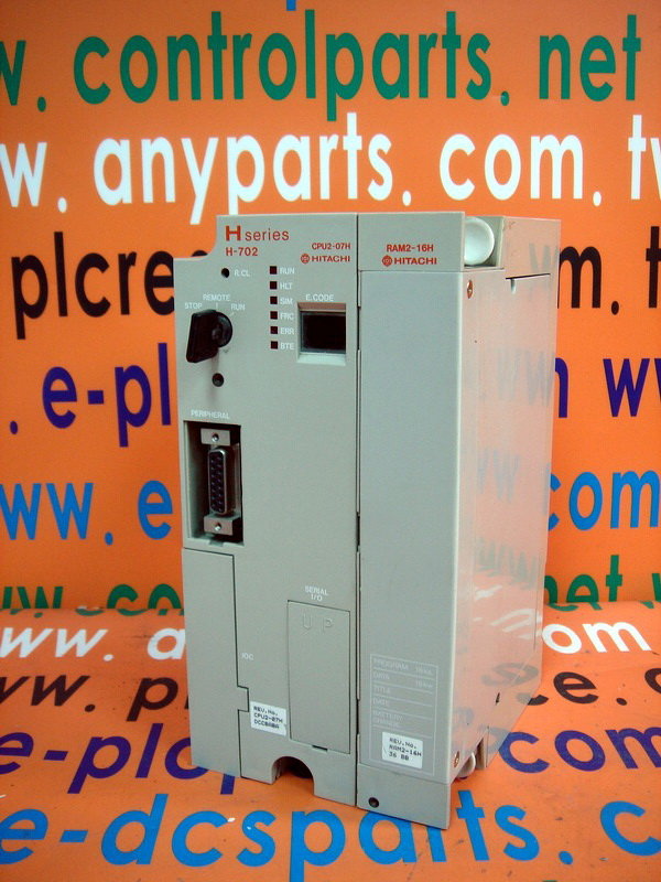 HITACHI CPU MODULE CPU2-07H37DCCBABA - 裕益科技自動化設備可程式編碼器PLC分散式控制系統DCS