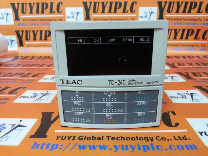 TEAC TD-240 DIGITAL TRANSDUCER INDICATOR - 裕益科技自動化設備可程式編碼器PLC分散式控制系統DCS