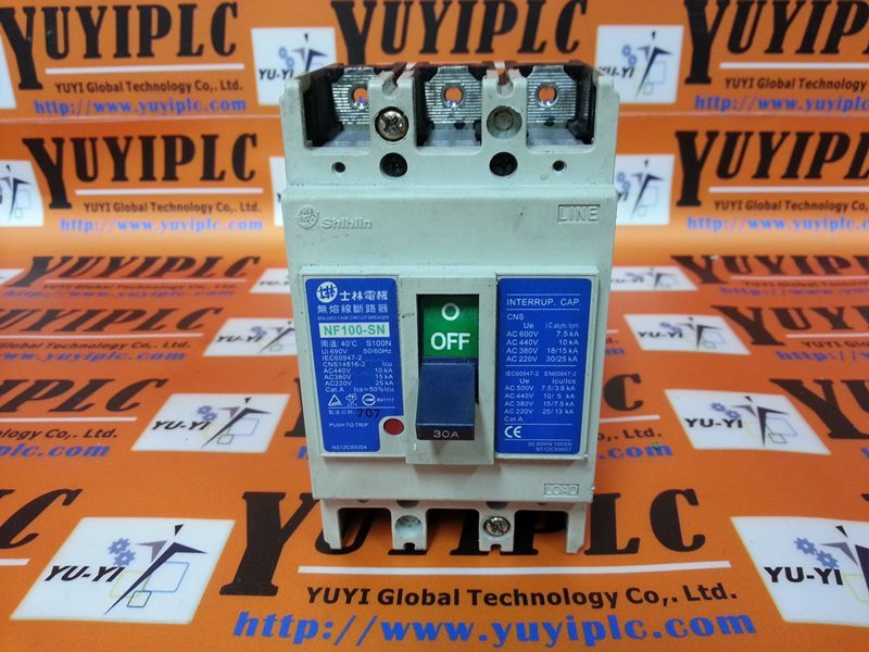 SHIHLIN NF100-SN MOLDED CASE CIRCUIT BREAKER - PLC DCS SERVO Control MOTOR POWER SUPPLY IPC ROBOT