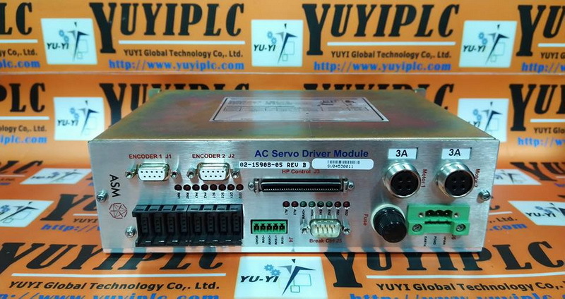 02-15908-05 REV.B ASM AC SERVO DRIVER MODULE - PLC DCS SERVO Control ...
