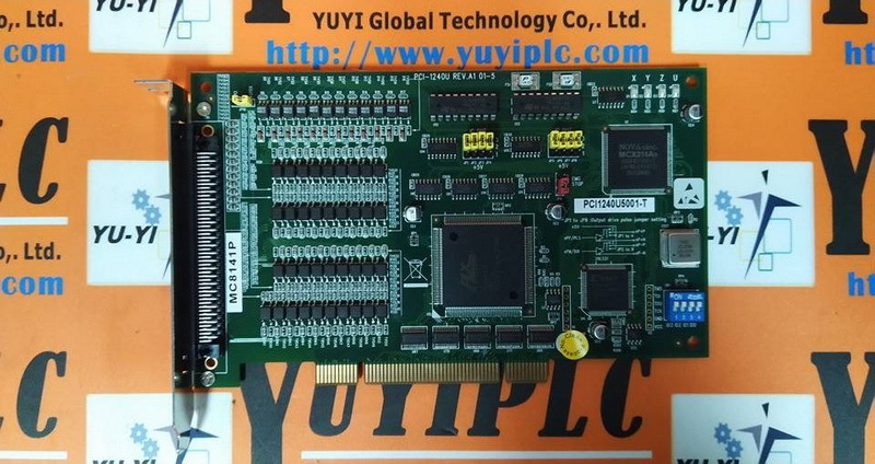 ADVANTECH PCI-1240U REV.A1 01-5 4-AXIS SERVO MOTOR - PLC DCS SERVO Control MOTOR POWER SUPPLY ...