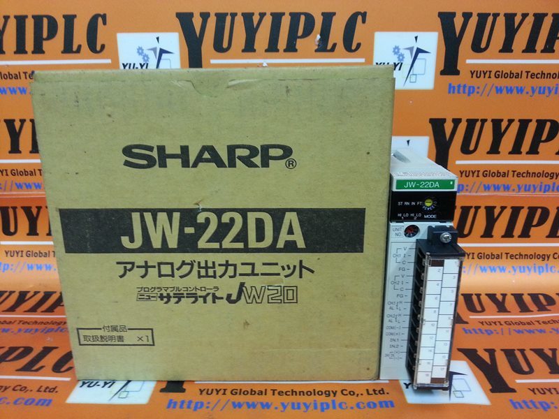 SHARP JW-22DA ANALOG OUTPUT MODULE New in box - PLC DCS SERVO Control MOTOR POWER SUPPLY IPC ROBOT