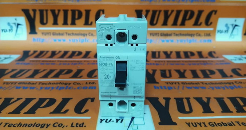 MITSUBISHI NF30-FA 20A NO-FUSE BREAKER 2P2E - 裕益科技自動化設備可程式編碼器PLC分散式控制系統DCS